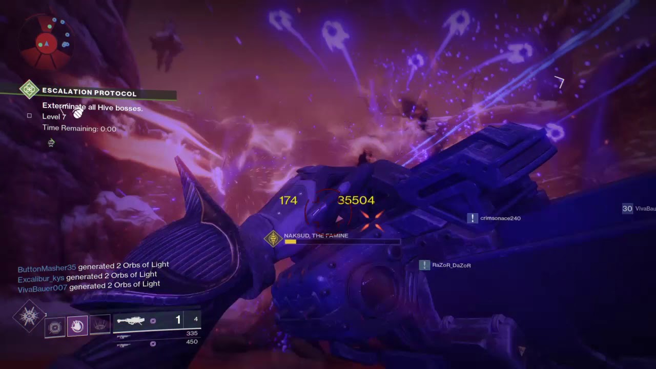 Destiny 2: EP cheese - full health to dead in 5 secs - YouTube