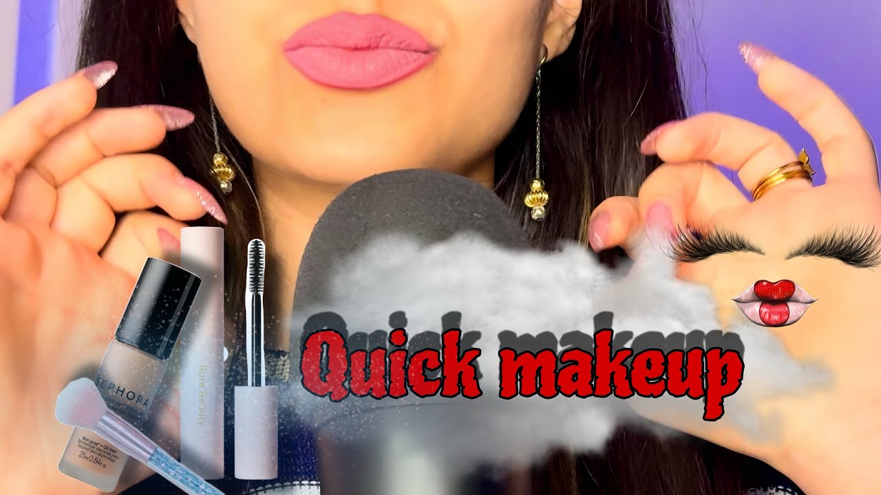 ASMR~ Doing Your Makeup 💄 Fast& Aggressive. - YouTube