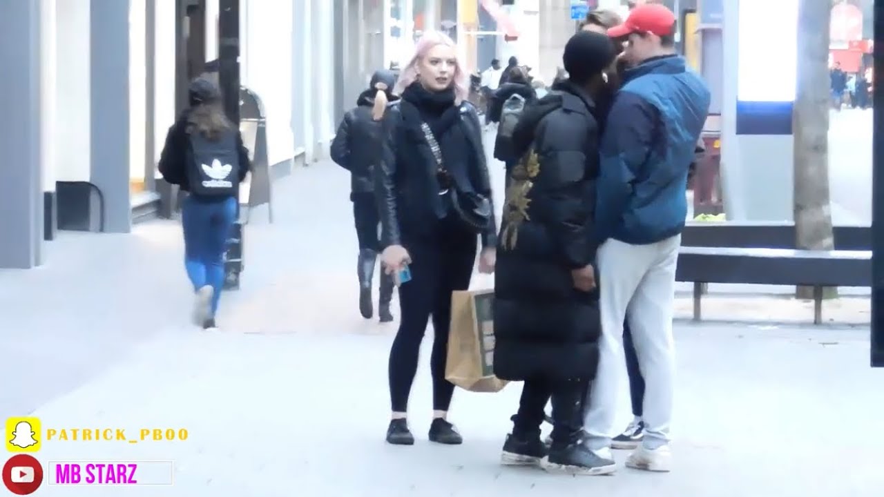 TALKING WAY TOO CLOSE TO PEOPLE PRANK - YouTube