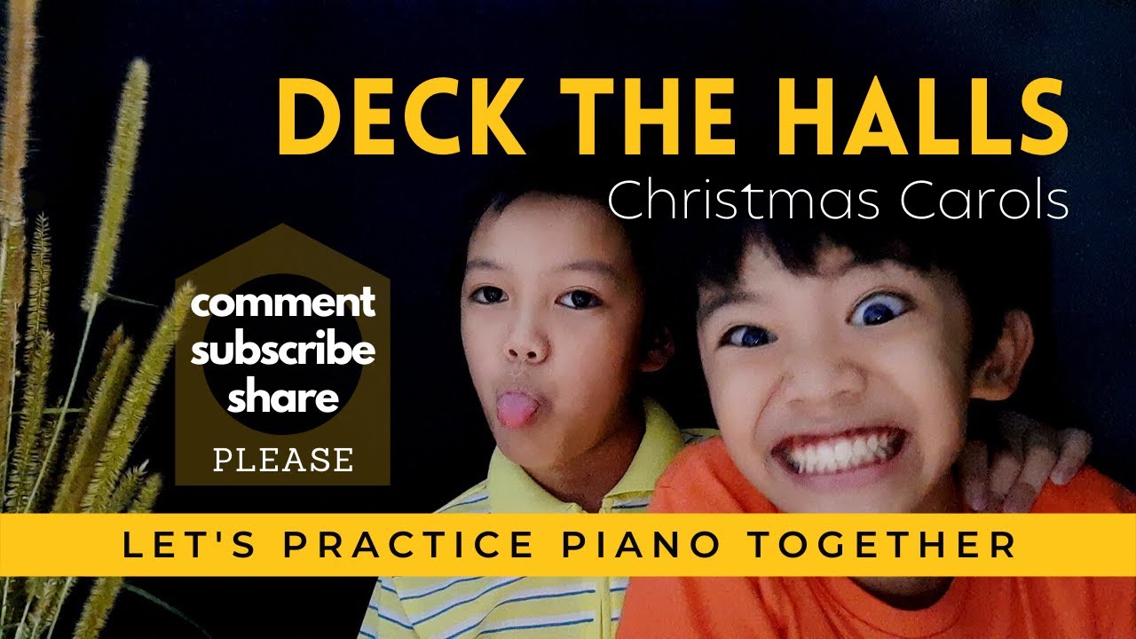 How to play piano || Deck The Halls - Christmas Carols - YouTube