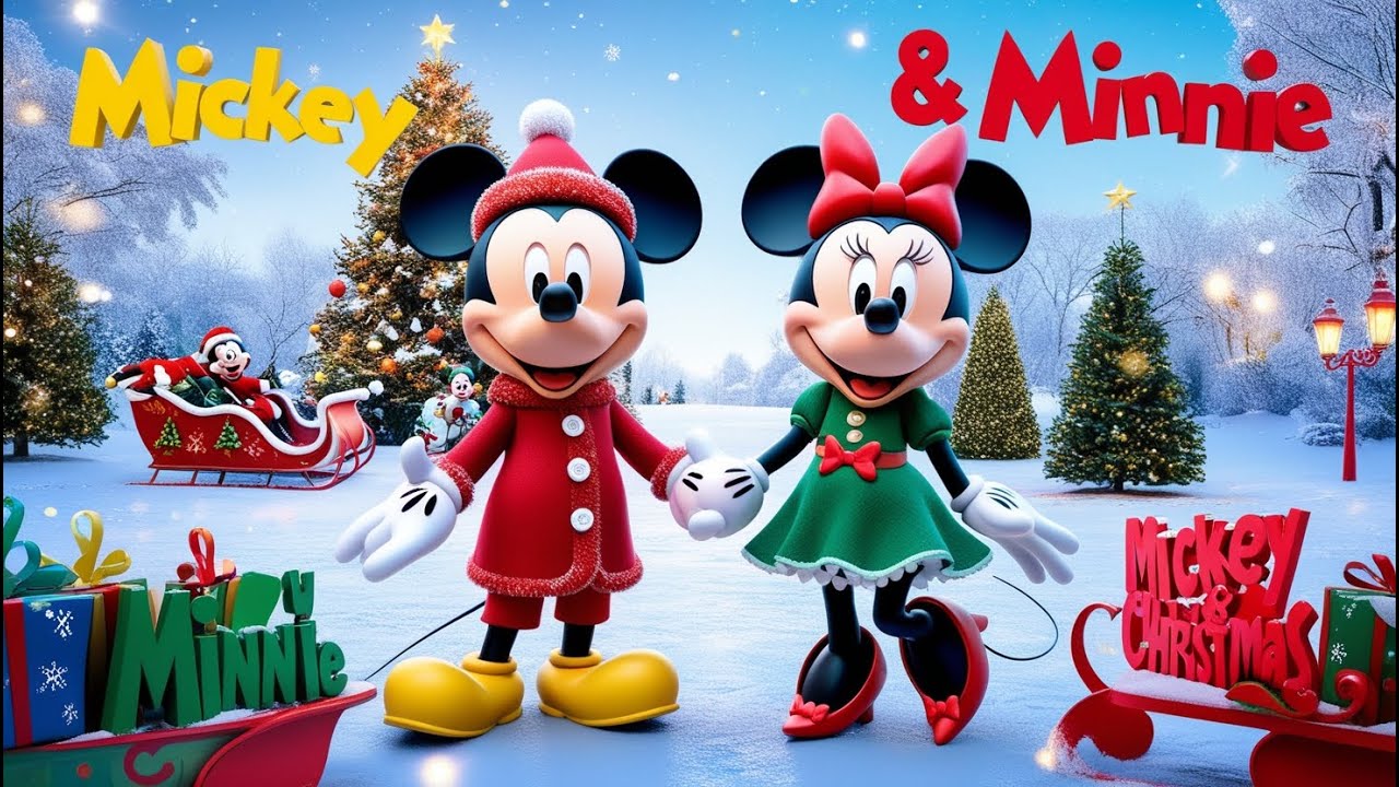 Mickey & Minnie’s Christmas Wonderland🎅🎶 I Joy To The World Carols Song ...