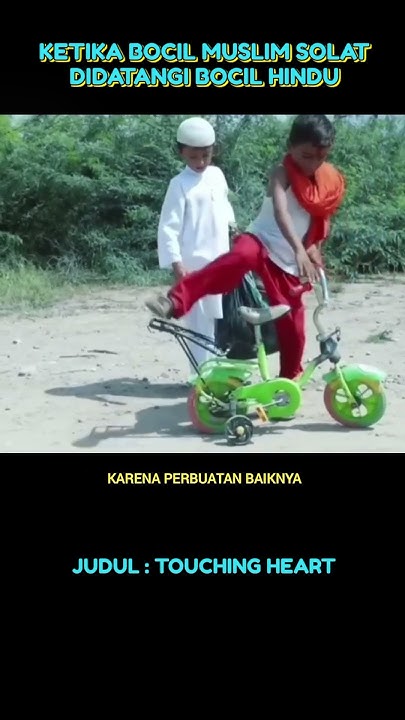 ketika bocil solat di datangi bocil hindu - YouTube