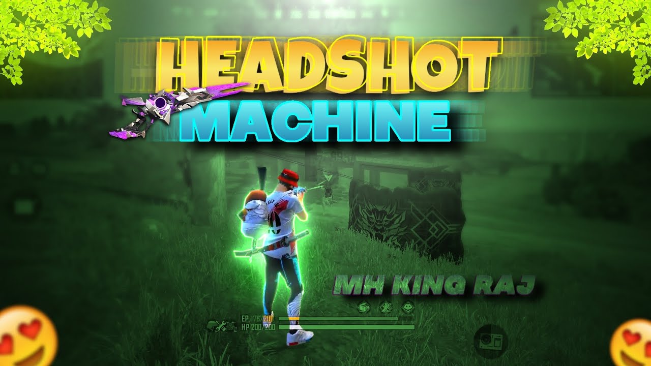 🔰FREE FIRE GAMEPLAY || HEADSHOT MACHINE || BY @Mh_King_Raj - YouTube