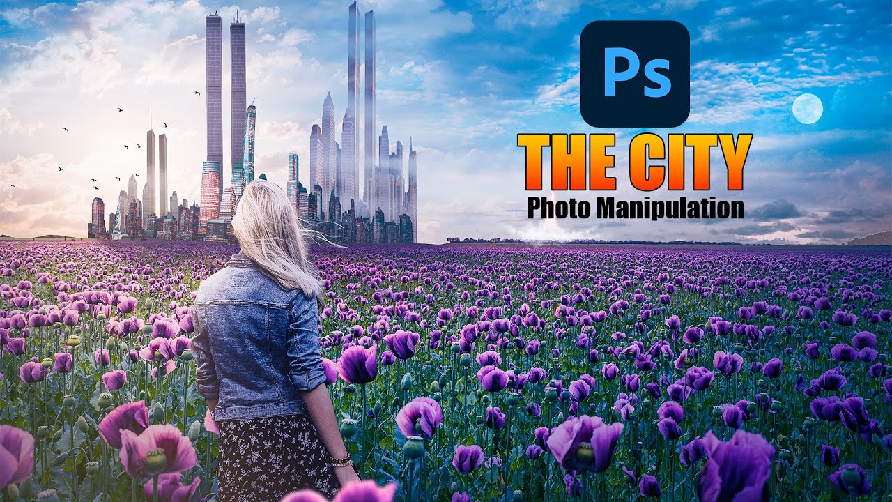 Photoshop Manipulation Tutorial The City | Photo Manipulation - YouTube