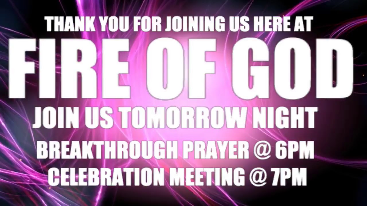 WELCOME TO FIRE OF GOD - YouTube