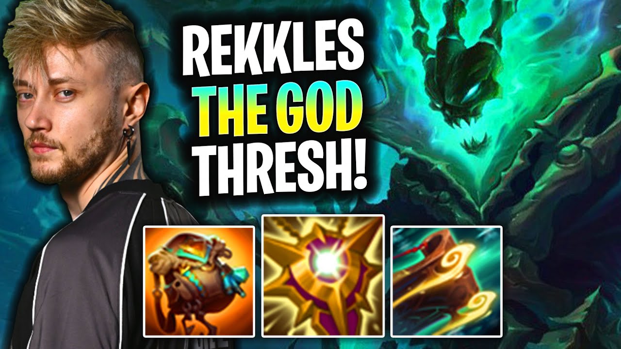 LOS RATONES REKKLES IS A GOD WITH THRESH! | LR Rekkles Plays Thresh ...