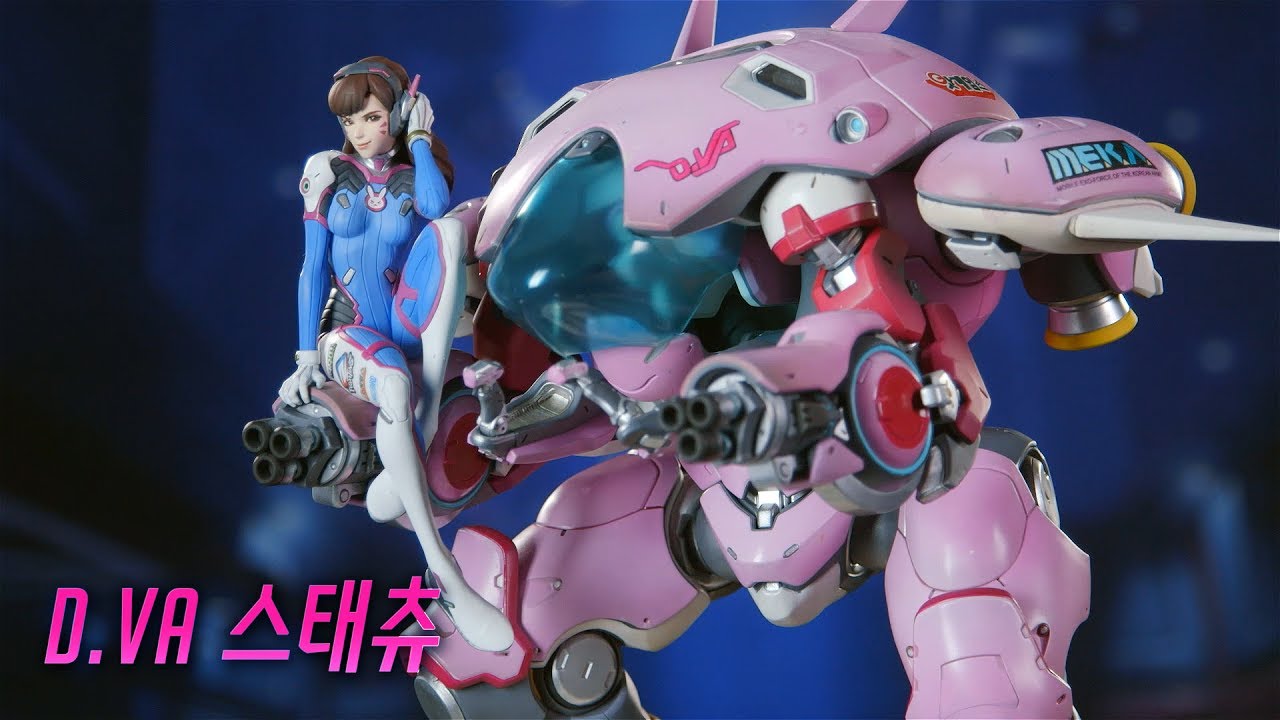 D.Va 스태츄 | 오버워치 - YouTube