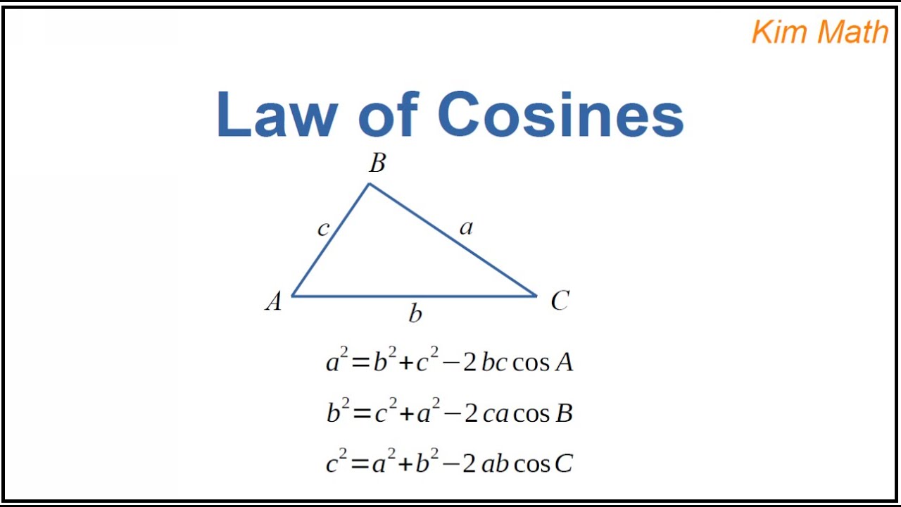 Law Of Cosine YouTube