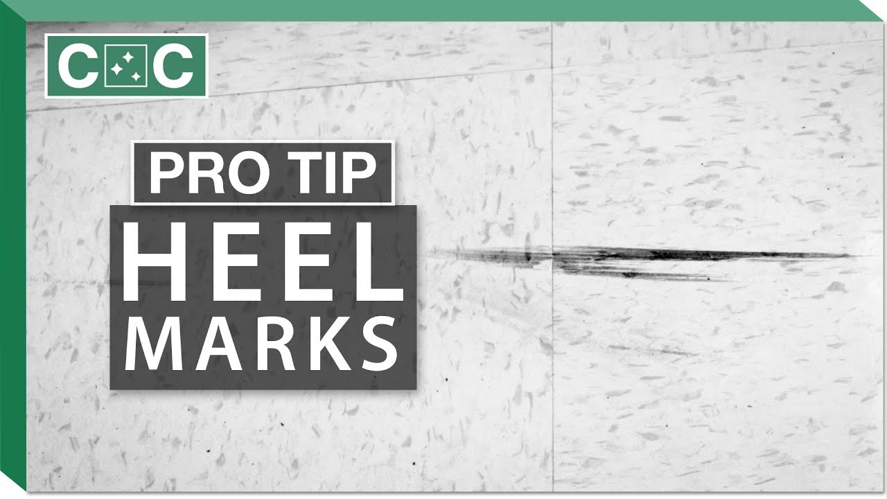 Pro Tip - Black Heel Marks | Clean Care - YouTube