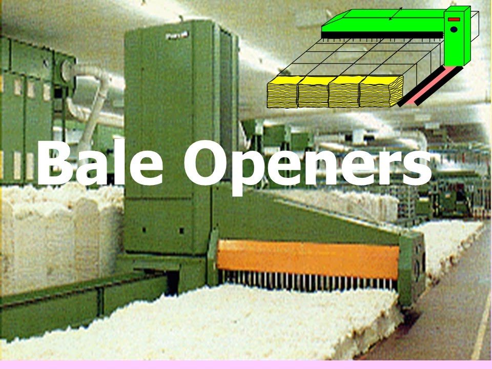 Textile Engineering and Technology Bale Opener Principles - YouTube