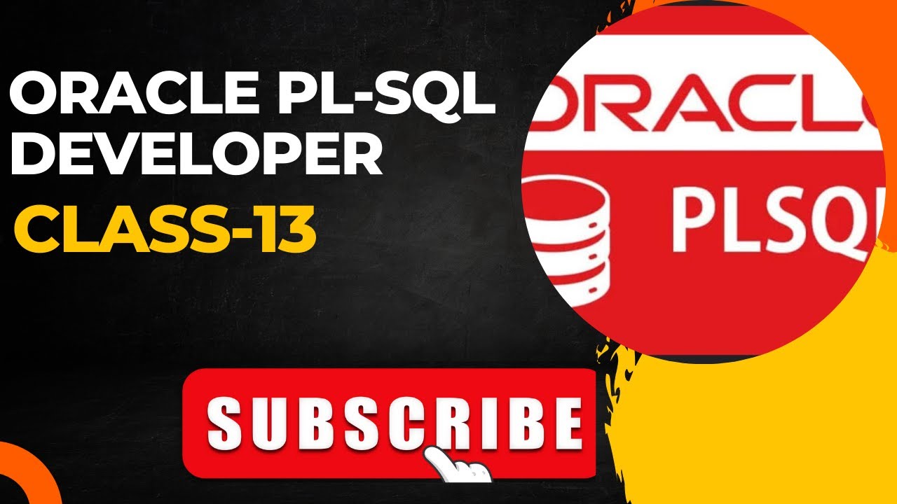 Oracle Pl Sql Developer Class 13 Oracleplsql Plsql Programming Youtube 2977