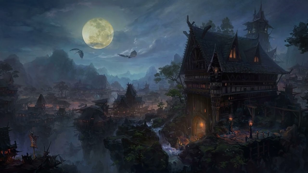 Mythical Village of Wizards Music & Ambience || Tranquilizing Music ...