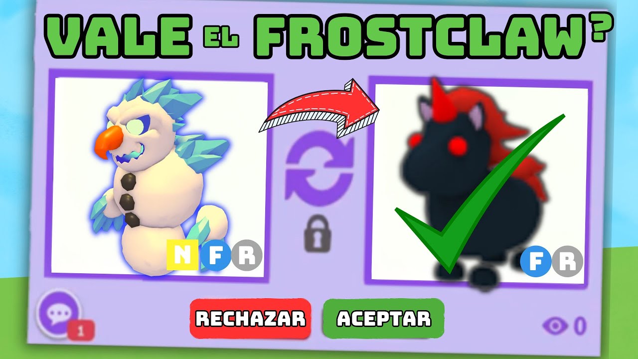 Esto es lo que OFRECEN por el FROSTCLAW NEON (Adopt Me) - YouTube