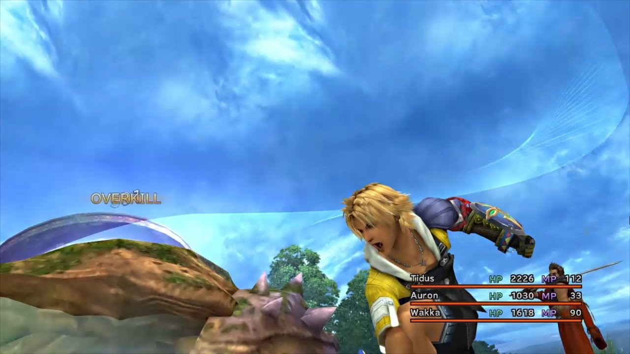 What happens if Tidus kills the Raldo on Mi'ihen Highroad? - YouTube