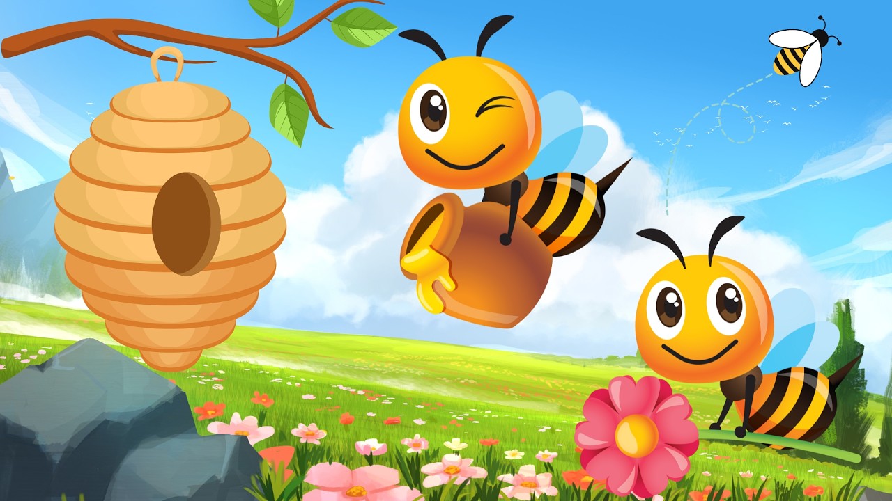 🎵 Busy Little Bees 🐝 | Fun & Educational Kids Song about Bees 🌼 - YouTube