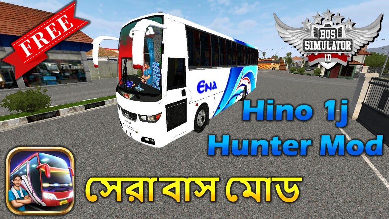 New Release Hino 1j Hunter Mod For BUSSID | Bus Simulator Indonesia ...