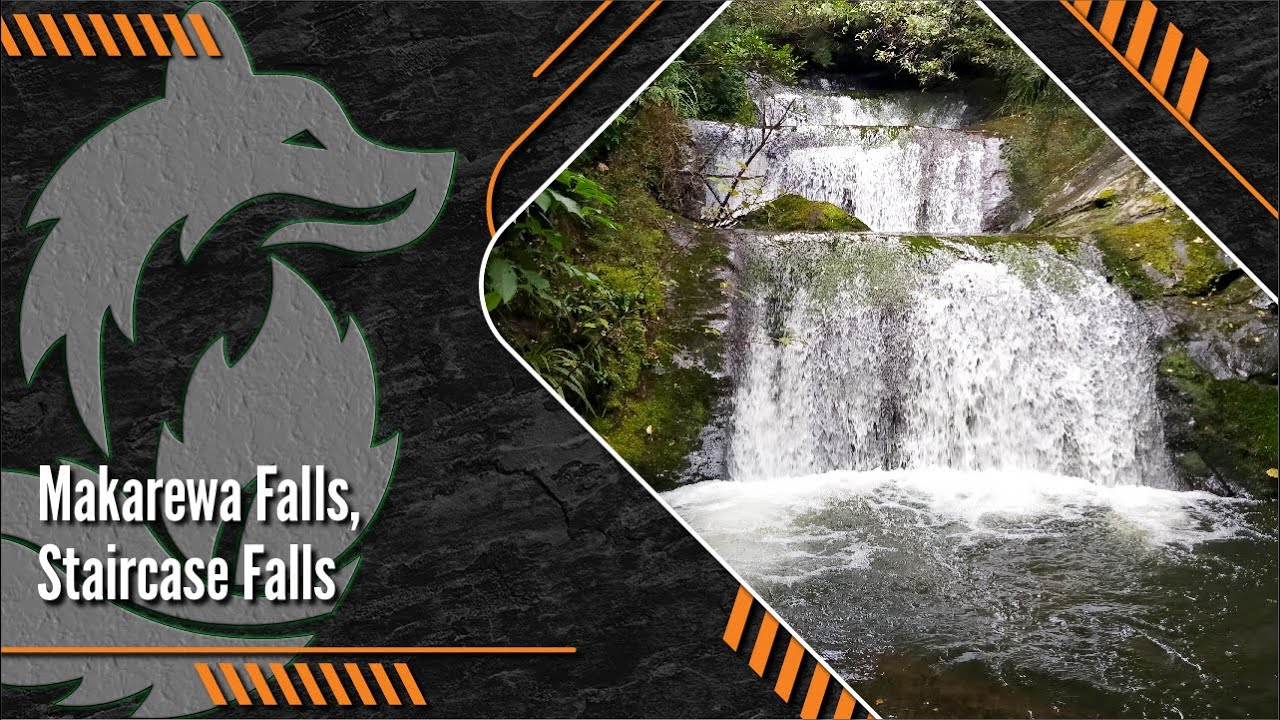 Makarewa Falls, Staircase Falls - YouTube