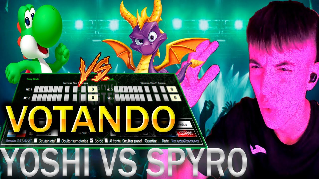 🥚VOTANDO YOSHI VS SPYRO EPICAS BATALLAS DE RAP DEL FRIKISMO🐉(Keyblade ...
