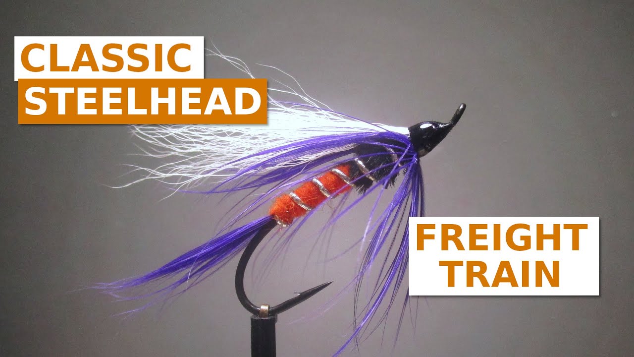 Fly Tying the Freight Train (Classic Steelhead Fly Pattern) - YouTube