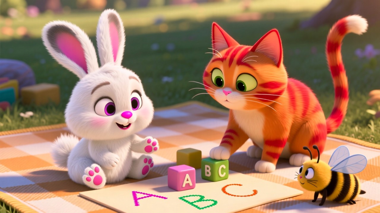 Rabbit’s ABC Picnic Day 🐰🧺 Fun Alphabet Song for Kids | Learn ABC with ...