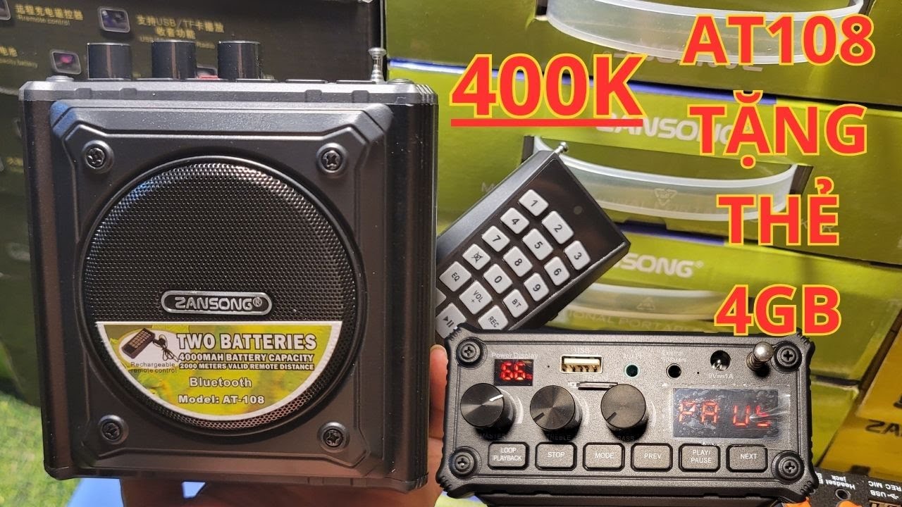 AT108 | AT100 | WS898 GIÁ TỪ 120K ĐẾN 400K TẶNG THẺ 4GB | LOA BẪY CHIM ...