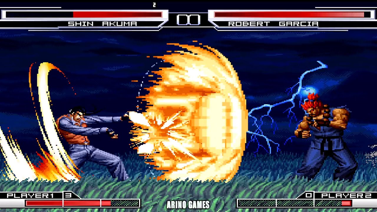 SHIN AKUMA VS ROBERT GARCIA! ARINO GAMES INSANE COMBAT! - YouTube