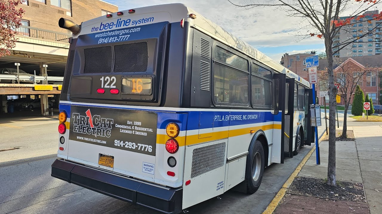 Bee-Line: Onboard 2005 Orion V #122 on RT 16 to Cortlandt Town Center ...