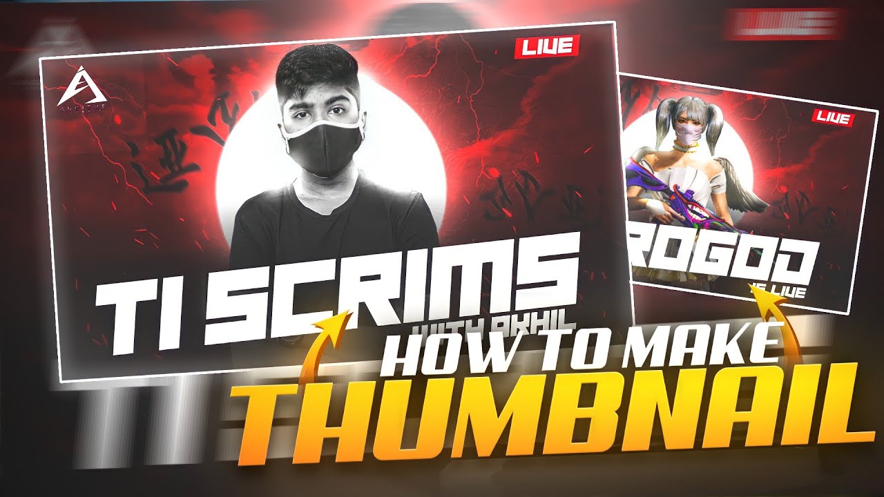 Make This Amazing BGMI Live Stream Thumbnail | Pubg Thumbnail ...