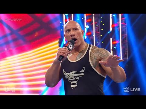 The Rock CHALLENGES Roman Reigns On Raw Day 1| The Rock RETURN To WWE On Raw Day 1| The Rock ...