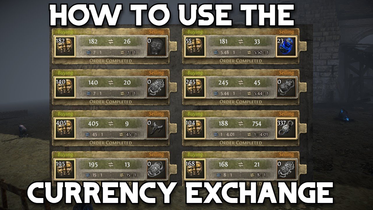 Your Guide To The Currency Exchange [Path of Exile 3.25 Settlers of ...