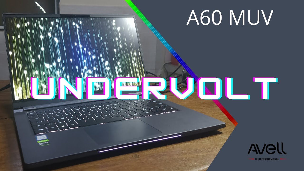 Resultados Undervolt Notebook Avell A60 MUV - YouTube