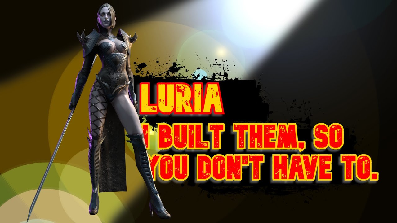 LURIA | I Built Them, So You Don't Have To | RAID: Shadow Legends - YouTube