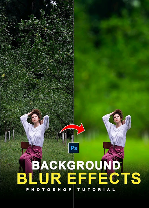 How to Create Background Blur Used Tilt-Shift Blur Effect in Photoshop 2024 - YouTube