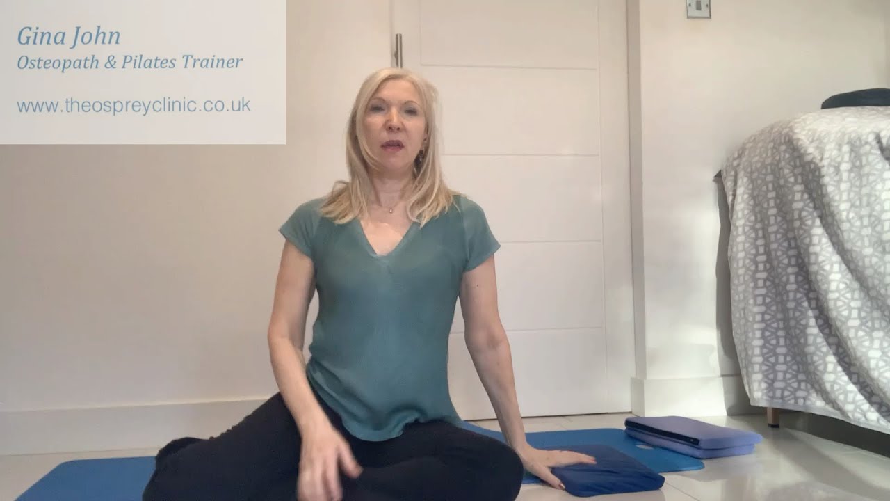 Diamond Press Exercise - Pilates Back & Shoulder Exercise by Gina John ...