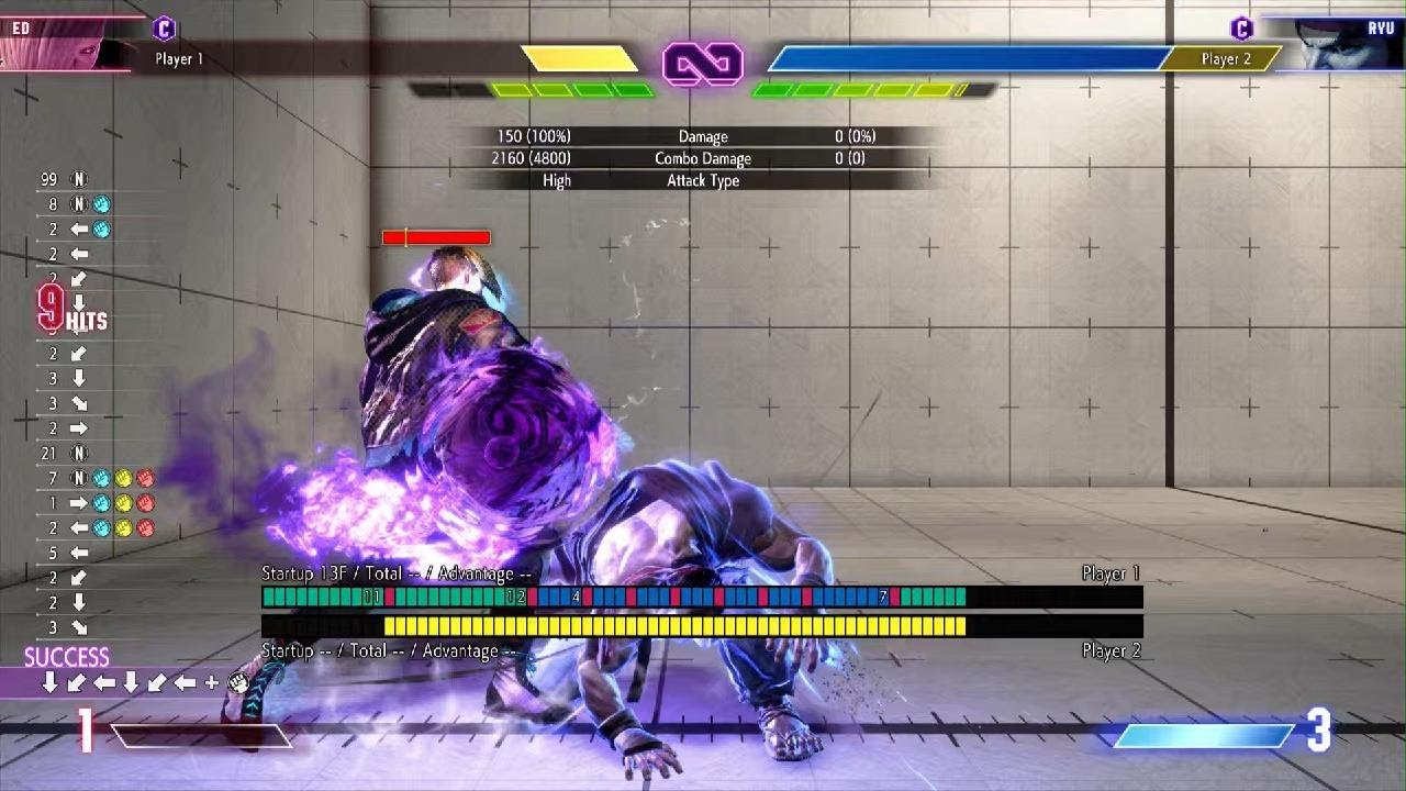 SF6: Ed lvl 2 combo route concept - Frame Perfect? - YouTube