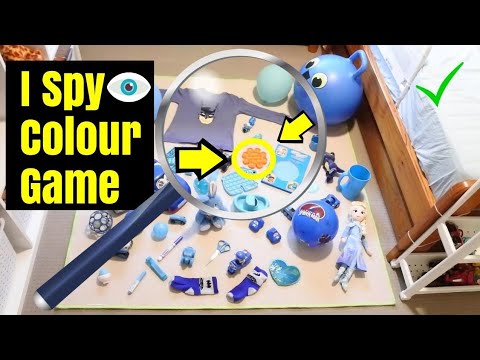 I SPY colour game - Learn colours for kids - YouTube