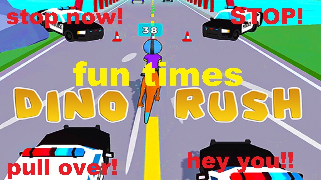dino rush fun game lets do it!! - YouTube