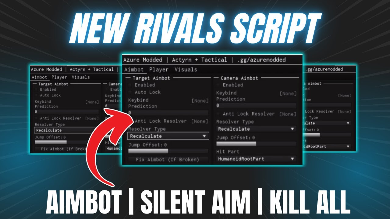 INSANE RIVALS Script with AIMBOT, WALLHACK, SKIN CHANGER & MORE! (FREE ...