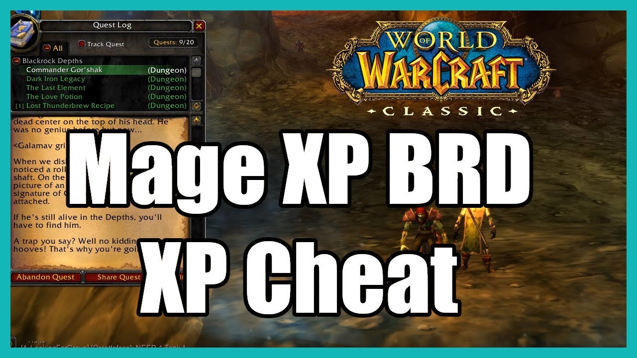 Wow classic commander gor'shak How To Explained Level Fast - YouTube