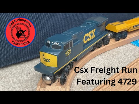 CSX Freight Run Featuring Locomotive 4729 - YouTube