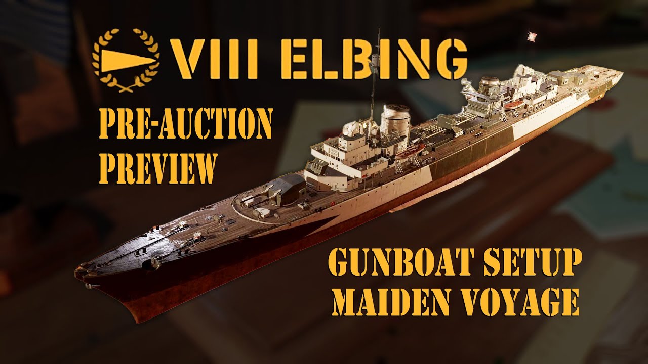 Elbing Auction Preview - Gunboat Setup | World of Warships Legends ...