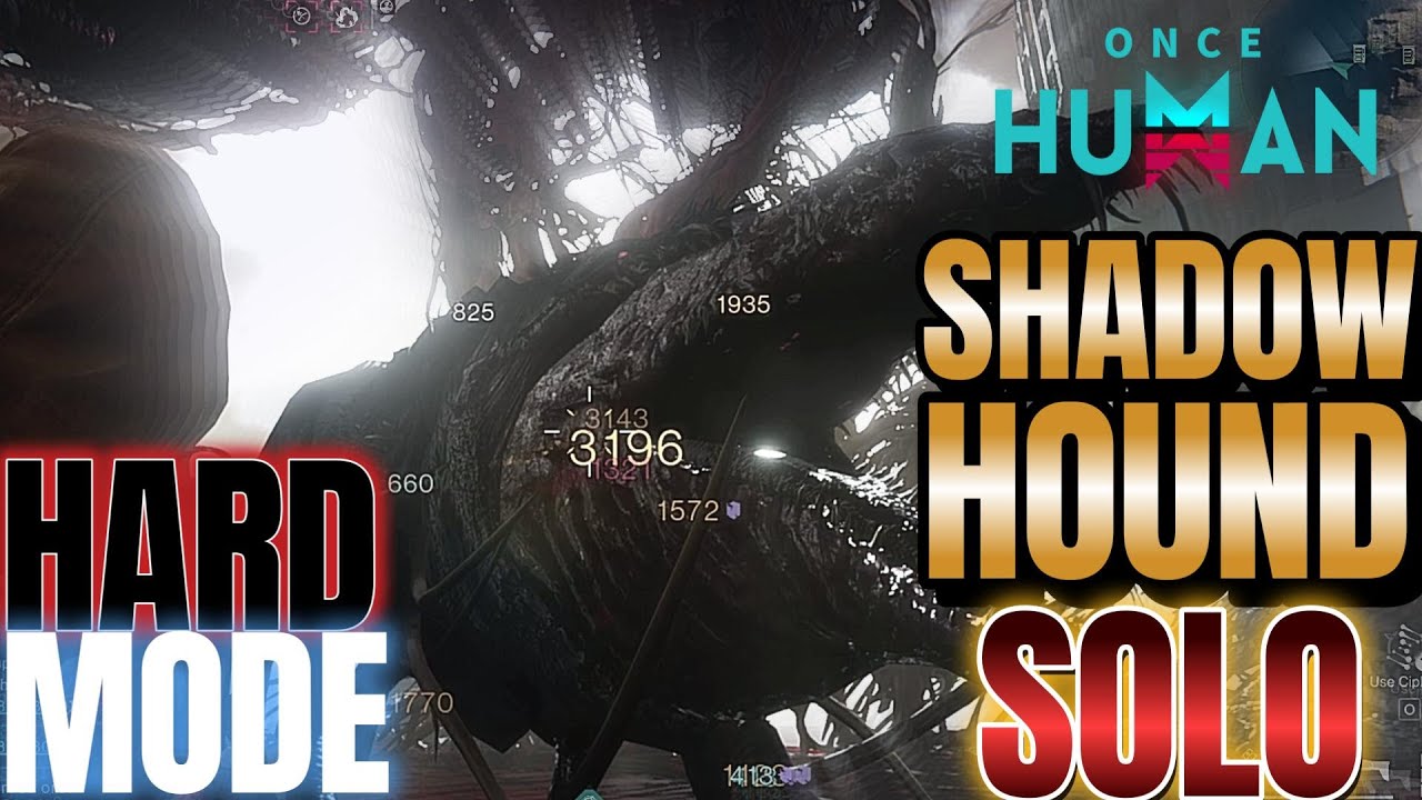 Once Human Shadow Hound Solo Hard mode | Sharpnel Build | - YouTube