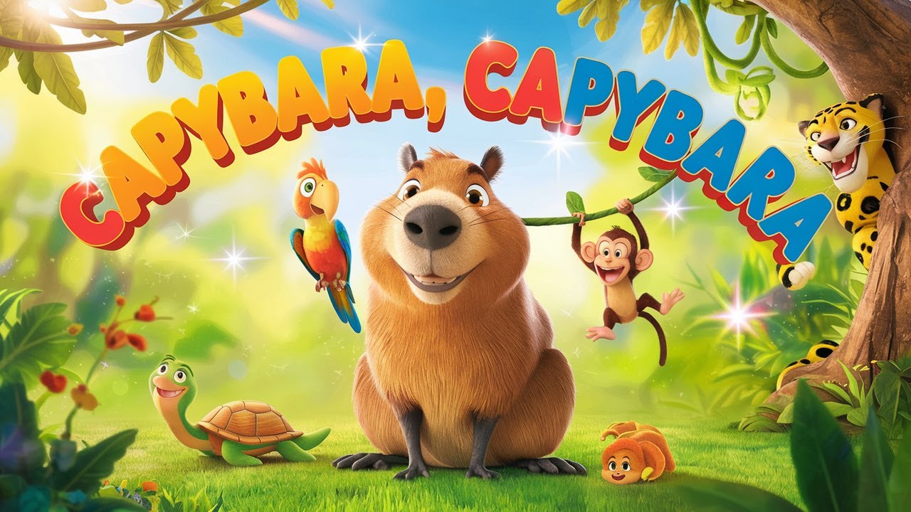 🐾 Capybara, Capybara, What Do You See? | Fun Animal Song for Kids! 🎶 ...