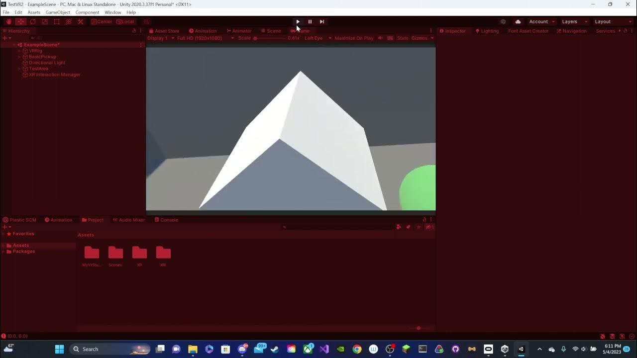 Unity VR Movement and Interaction Set Up Easy Tutorial - YouTube