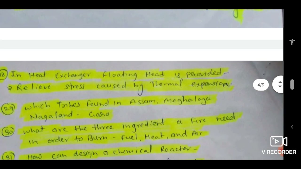 Solve Paper Of Panipat Refinery Exam (19.06.2022) For Chemical Diploma ...