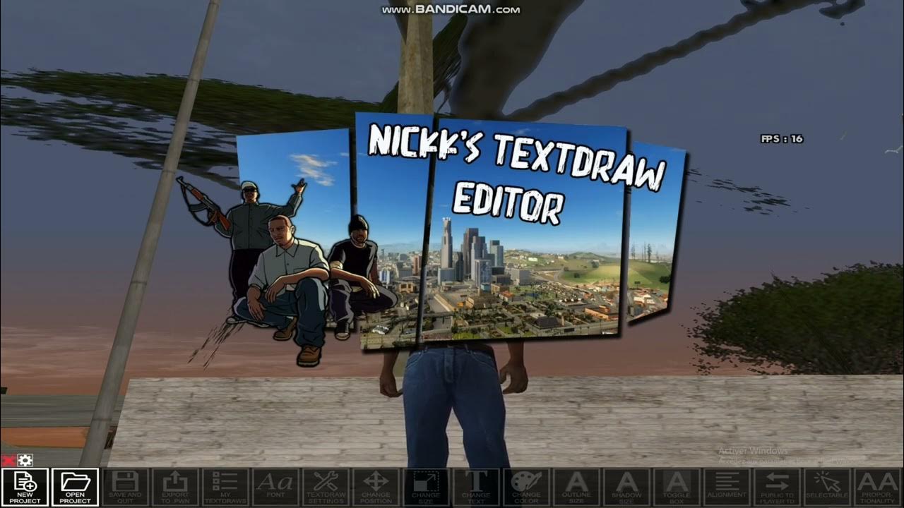 [TUTORIAL] How to create textdraw samp white setup - YouTube