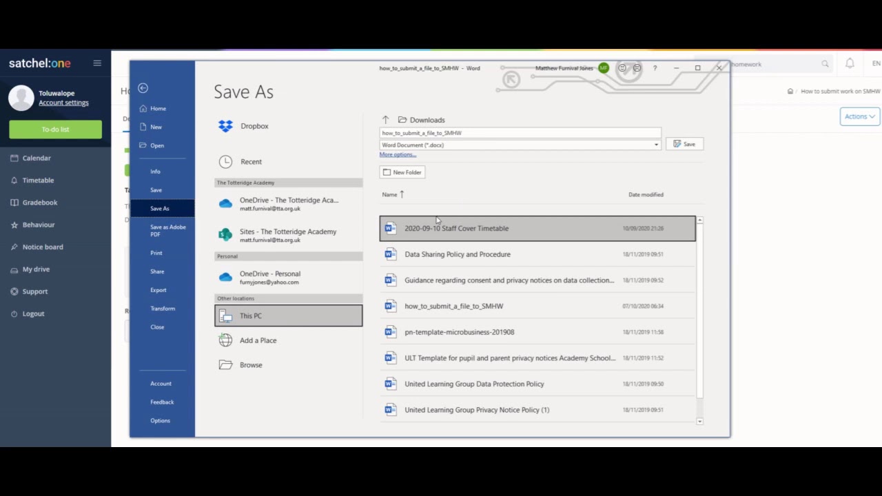How to submit work to SMHW - YouTube