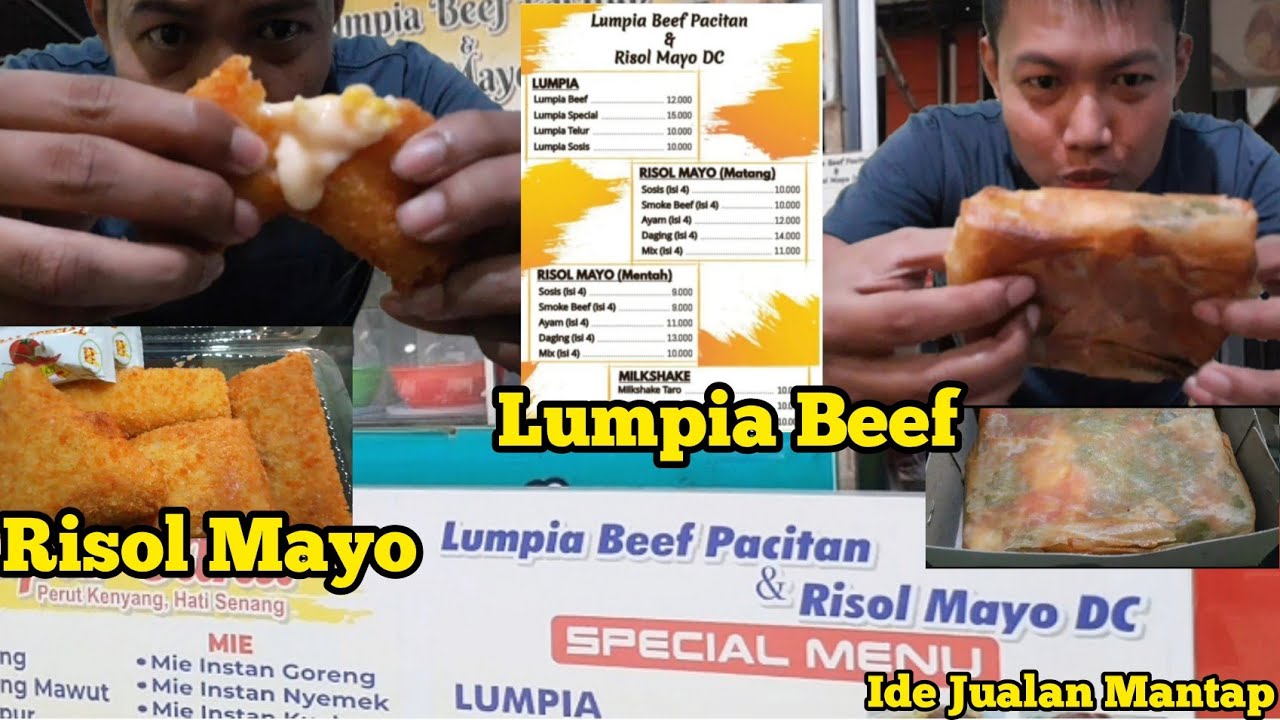 LUMPIA BEEF LUMER|| RISOL MAYO|| CRISPY LUARNYA LUBER DALAMNYA|| IDE ...