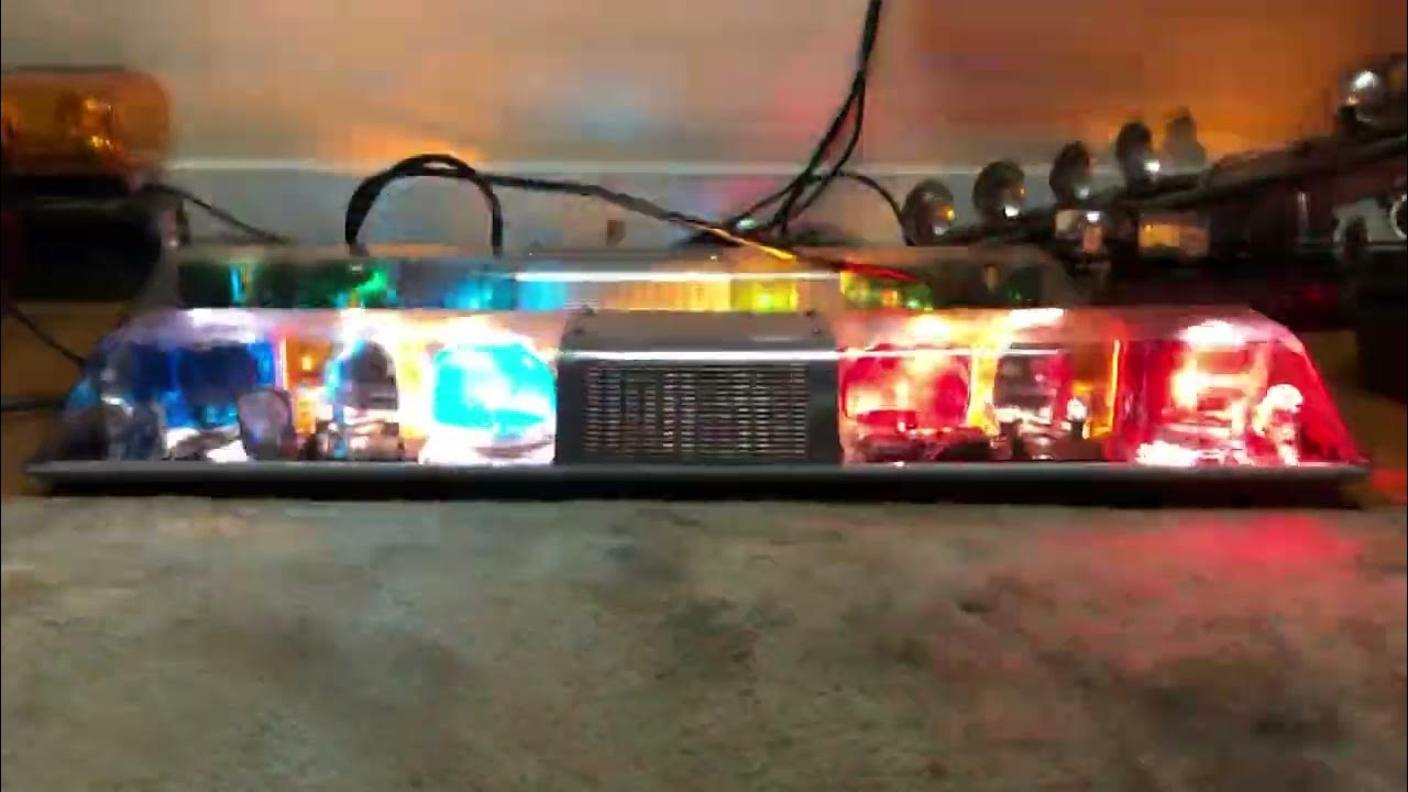 NOS Code 3 LP6000 lightbar pse light bar beacon LP 6000 stingrays ...