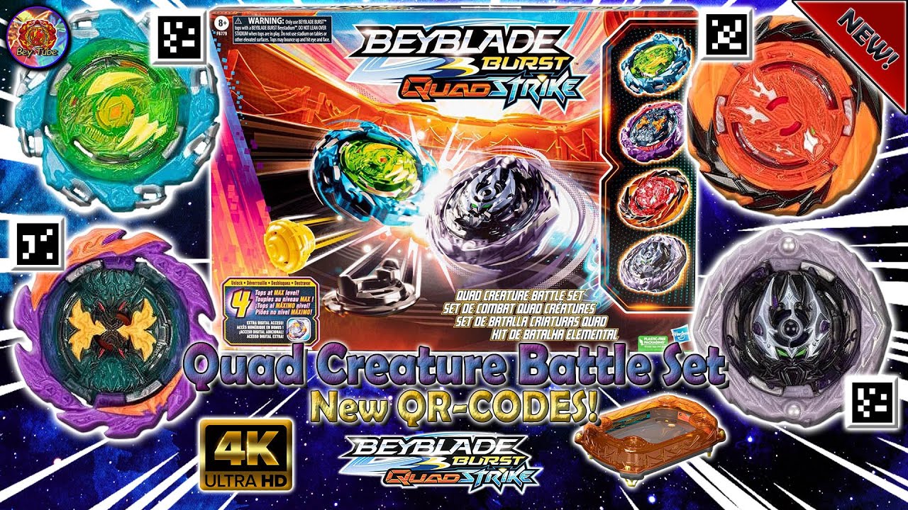 New QR-CODES Quad Creature Battle Set | Новые Qr-Коды Quad Creature ...